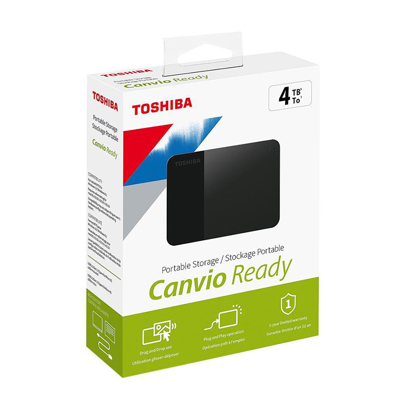 Toshiba Canvio Basics 4TB External USB 3.0 Portable Hard Drive for Sale ...